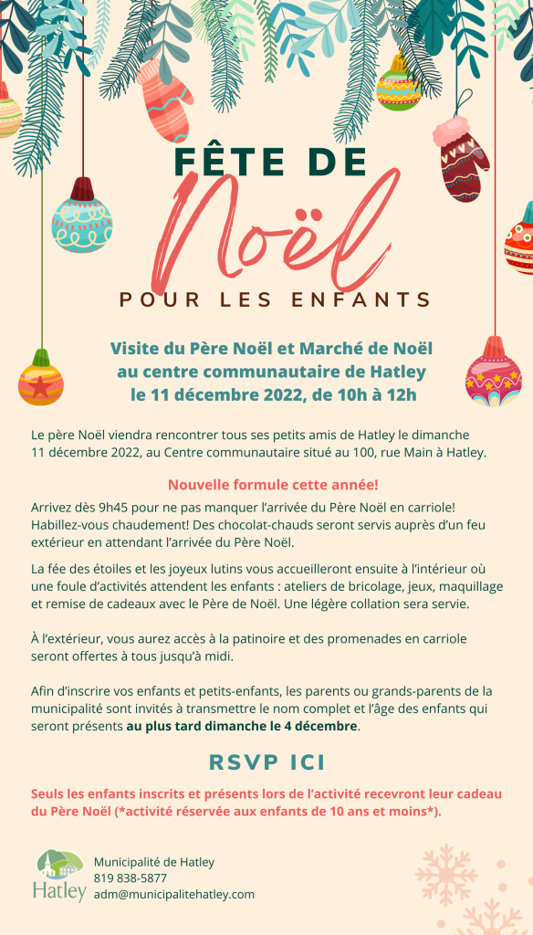 Fête de Noël pour les enfants / Children's Christmas Party ...