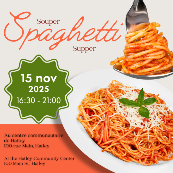 Souper Spaghetti - Municipalité de Hatley